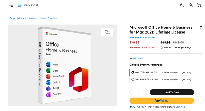 StackSocialでMicrosoft Officeが格安で手に入るキャンペーン実施中！ | ノマサラ
